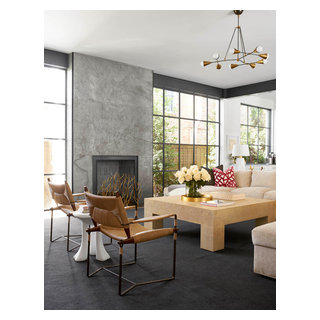 COLORFULLY TRADITIONAL - Contemporary - Living Room - Dallas - by Erin ...