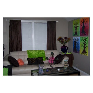 Colorizing and Achromatic Room - Traditional - Living Room - New York ...