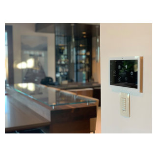 Complete Modern Home Automation - Contemporary - Living Room - Houston ...