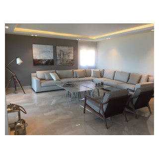 Complete Redesign with Bespoke Furniture - Contemporary - Living Room ...