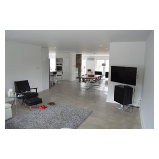 Complete Renovation Inside and Out - Modern - Living Room - Toronto ...