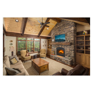 Cone Custom Home - Traditional - Living Room - Charlotte - by Alair ...