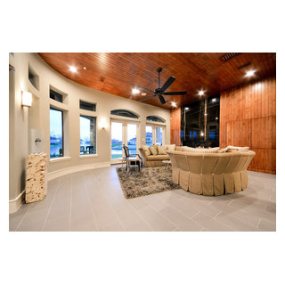 Contemporary ICF Construction Home - Contemporary - Living Room ...