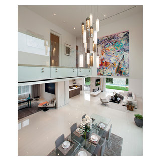 CONTEMPORARY LIVING ROOM CHANDELIER, MODERN LIGHTING TWO STORY GREAT ...