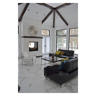 Contemporary living room - Contemporary - Living Room - Dallas - by ...