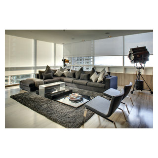 Control4 - Contemporary - Living Room - Salt Lake City - by Control4 ...