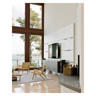 Cotuit Bay Residence - Contemporary - Living Room - Boston - by ...