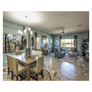 Courtyard at Madison Ranch - Transitional - Living Room - Phoenix - by ...