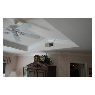 Crazy Crowned ceilings - Traditional - Living Room - San Diego - by ...