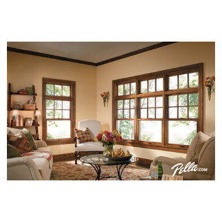 Create a stylish living space with Pella® Architect Series® double-hung ...