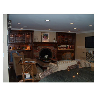Custom Built in Cabinetry , wine bar, full service bar - Traditional ...