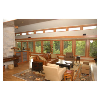 Custom Home Racine - Traditional - Living Room - Milwaukee - by Barenz ...