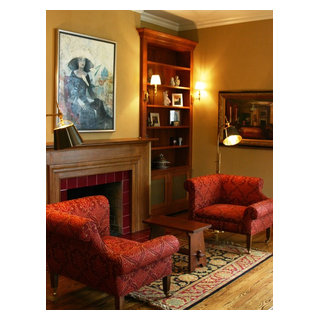 Custom inglenook chairs - Traditional - Living Room - Chicago - by User ...