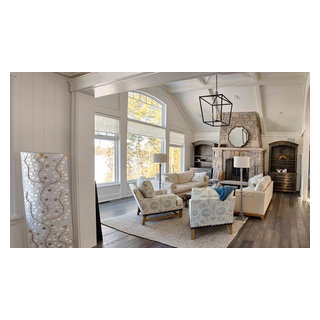 Custom Muskoka Cottages - Traditional - Living Room - Toronto - by ...