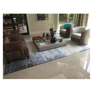 Custom Stark Area Rug. - Modern - Living Room - Miami - by Joe Gray's ...