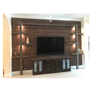 Custom Wallunit - Traditional - Living Room - Miami - by Superior Woodwork | Houzz