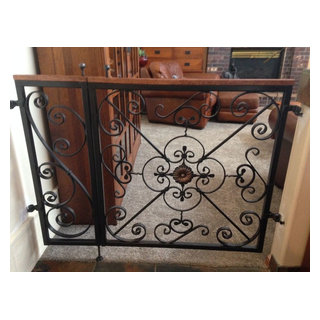 Custom Wood Stair Railing - Traditional - Living Room - Seattle - by ...