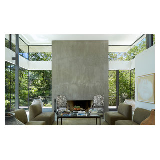 Dallas Residence - Contemporary - Living Room - Dallas - by Overland ...