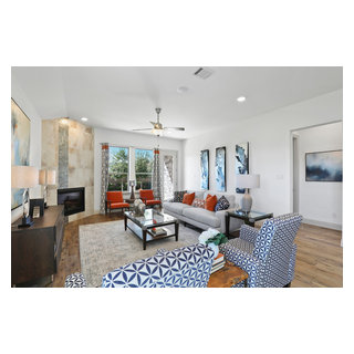 Dallas, Texas | Saddle Ridge - Enclave Fiji Living Room - Traditional ...