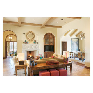 David Lewis Builder Interior - Traditional - Living Room - Dallas - by ...