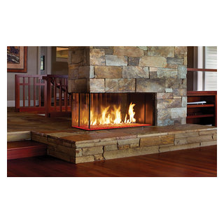 DaVinci Custom Fireplaces by Travis Industries - Rustic - Living Room ...