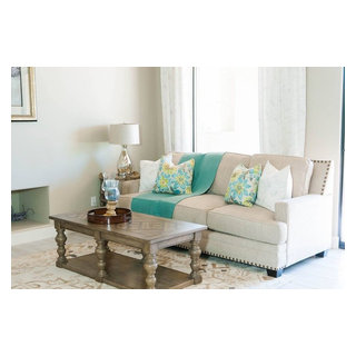 DC Ranch Home Staging - Transitional - Living Room - Phoenix - by ...