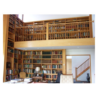 Deck House Library Pictures - Traditional - Living Room - Boston - by ...