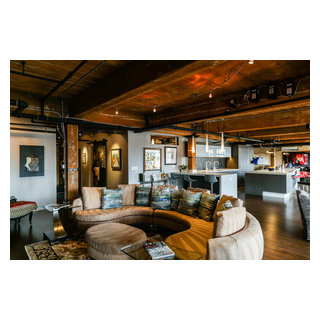 Denver Acme Loft Remodel - Contemporary - Living Room - Denver - by ...