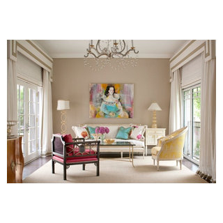 Denver condo with European style - Traditional - Living Room - Boston ...
