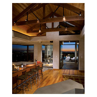 Desert Contemporary Hillside - Contemporary - Living Room - Phoenix ...