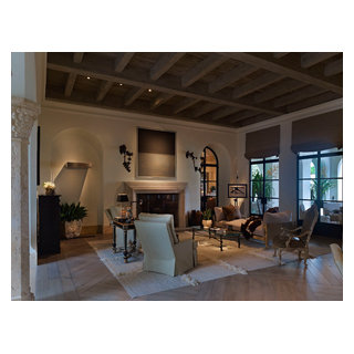 Desert Residence I - Living Room - Dallas - by Sebastian Construction ...