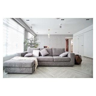 Design & Build: 5rm HDB BTO at Bukit Batok - Fusion - Living Room ...