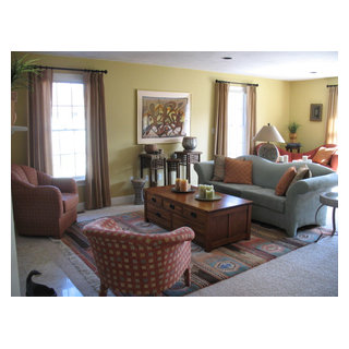 "Design in a Day" rearrangement - Contemporary - Living Room - Boston ...