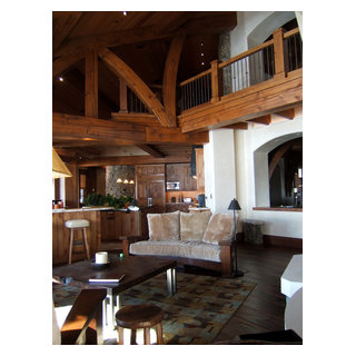 Diamond Star Ranch - Rustic - Living Room - Denver - by RMT Architects ...