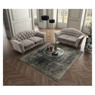 Divina Sofa Set in Fabric - Modern - Living Room - New York - by Canal ...