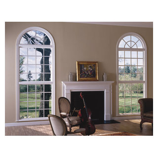 Double Hung Replacement Windows - Traditional - Living Room - Charlotte ...