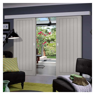 Double Sliding Doors - Modern - Living Room - Other - by DirectDoors ...