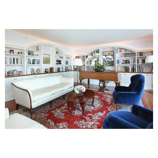 Downtown Boston High Rise Condo 3 - Traditional - Living Room - Boston ...