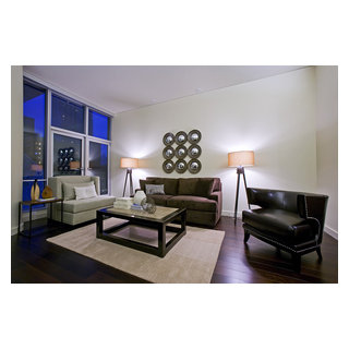 Draw The Line Design - Contemporary - Living Room - Seattle - by Pilar ...
