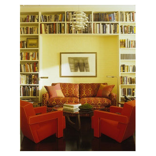 Duane Street Loft Library, NYC - Modern - Living Room - New York - by ...