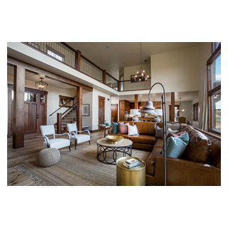 Dunn Residence - Park City - Rustic - Living Room - Salt Lake City - by ...
