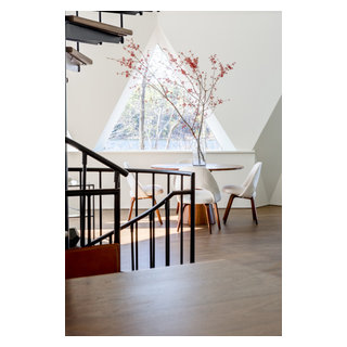 Eating Area off Kitchen - Midcentury - Living Room - Boston - by Jess ...