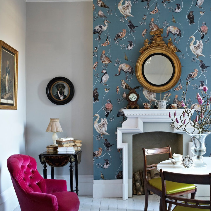 75 Beautiful Living Room Feature Wall Ideas and Designs - April 2022 ...