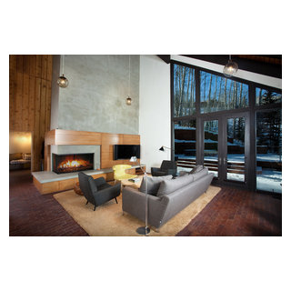 Edgewood Residence - Contemporary - Living Room - Denver - by SH Built ...