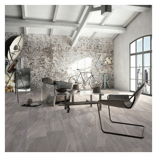 Emser Tile Inspiration and Design - Industrial - Living Room - San ...
