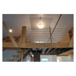 EMT Tube Railing for Loft - Modern - Living Room - New York - by Yaron ...
