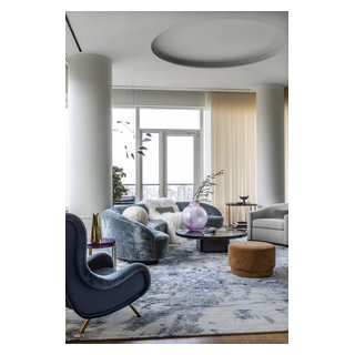 Enfilade of Beauty - Contemporary - Living Room - New York - by Rusk ...