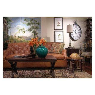 English Manor Living Room - Traditional - Living Room - Minneapolis ...