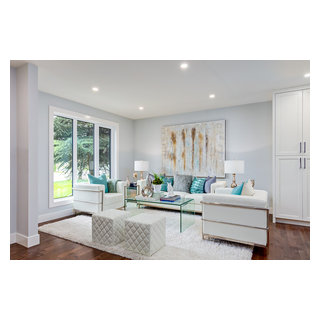 Entry sitting area - Transitional - Living Room - Calgary - by Kon ...