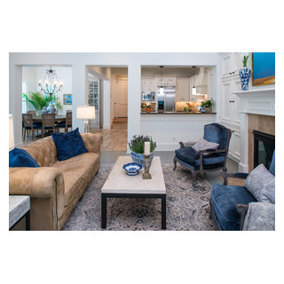 European Influence - Living Room to Dining Room - Traditional - Living ...